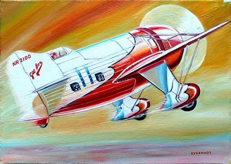 Aviation Art Gee Bee Descriptif De Lœuvre Artchive