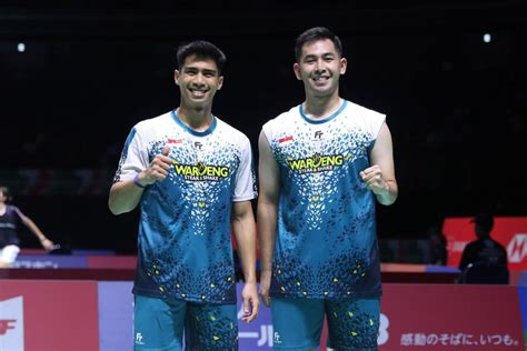 Reaksi Ganda Putra Indonesia Sabar Reza Usai Permalukan Pasangan Nomor 1 Dunia di China Masters ...