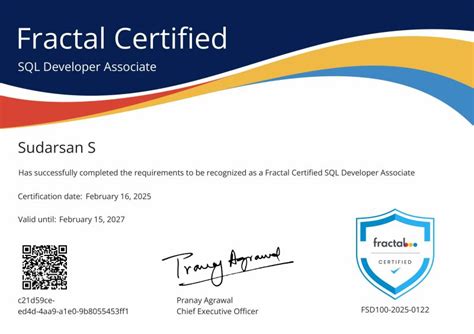 Fractalcertified Fractalanalyticsacademy Fractalcourses Sudarsan S