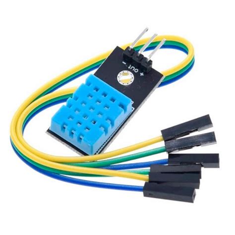 Módulo Sensor De Umidade E Temperatura Dht11 Cabos