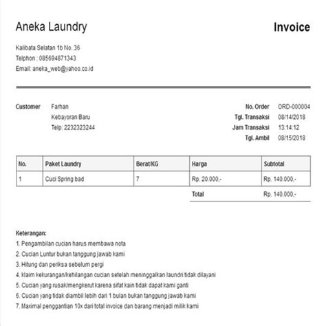 Jual Aplikasi Laundry Online Berbasis Web Dengan Php Dan Mysql Indonesia Shopee Indonesia