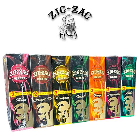 Zig Zag Cigarillos Logo Zig Zag Hemp Wraps Sour Squeeze