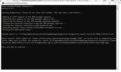 Unity Package Manager Error Unity Engine Unity Discussions