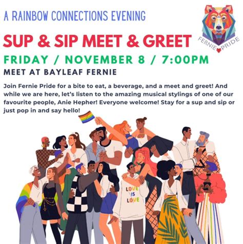 Sup And Sip Meet And Greet Fernie Pride Society Sup And Sip Meet And Greet Fernie Pride Society