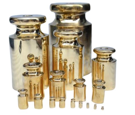 20kg Brass Bullion Weights M1 Class 1g To 50kg Standard Weights For