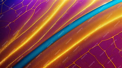 Premium Ai Image A Colorful Abstract Photograph Of A Curved Surface