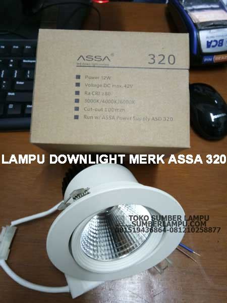 Lampu Downlight Assa Led Watt Sumber Lampu Sumberlampu Com