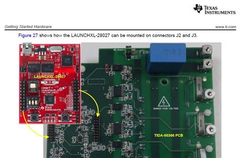 Launchxl F28027f The Exact Distance Between The Two Headers C2000
