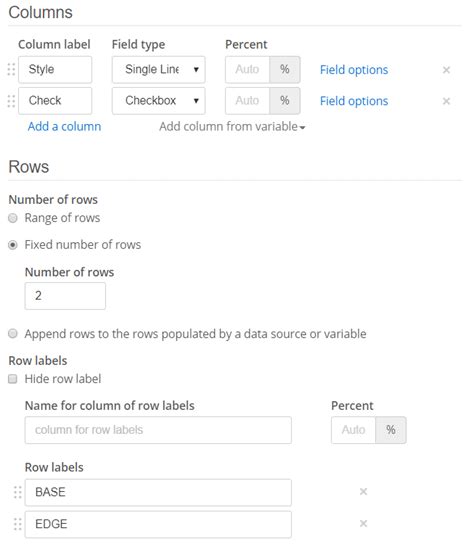 Form Label Alignment Set To Top Removes Table Row Labels Laserfiche