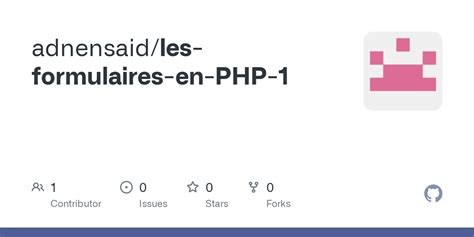 Github Adnensaidles Formulaires En Php 1
