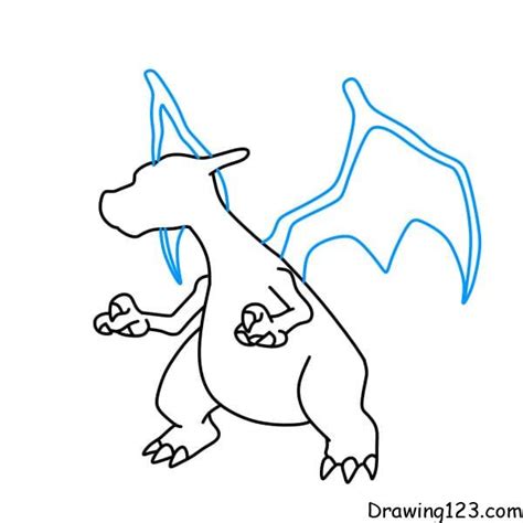 Charizard Drawing Step Step