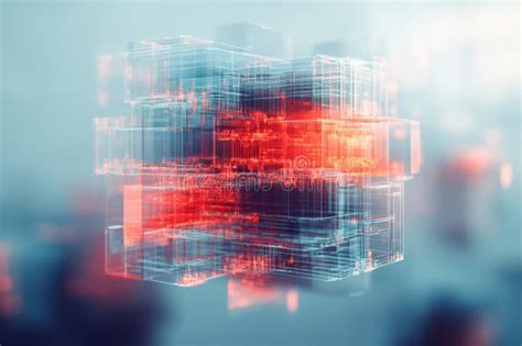 Modern Cloud Computing Framework Design Stock Illustration Illustration Of Abstraction