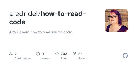How To Read Codehow To Read Codemd At Master · Aredridelhow To Read Code · Github