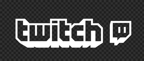 HD White Twitch TV Logo Transparent Background PNG Citypng
