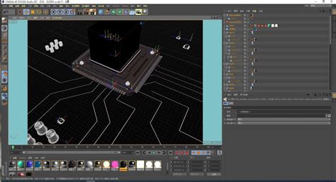 D G Chip CPU Processor Technology Chip Energy Cube Data AI Data Flow Cube Future Science And