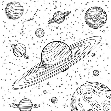 Dibujos Para Imprimir Del Sistema Solar Dibujos Para Imprimir Y Colorear