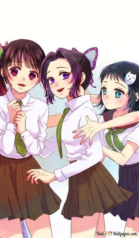 Demon Slayer Kimetsu No Yaiba Girls 2k Wallpaper Download