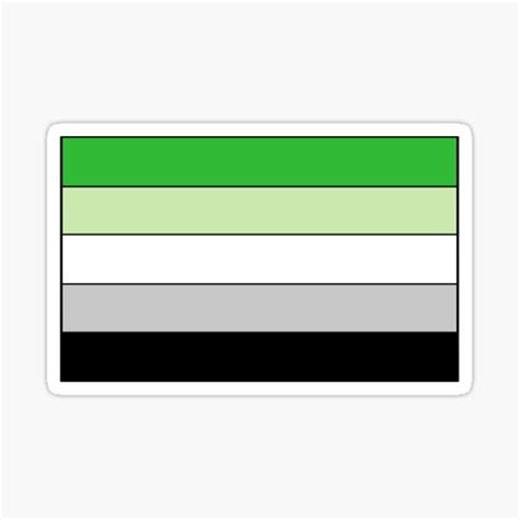 Aro Flag Sticker For Sale By Snarktastic Redbubble