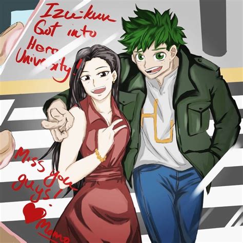 Izumomo Anime Love Couple Boku No Hero Academia Funny Hero Academia
