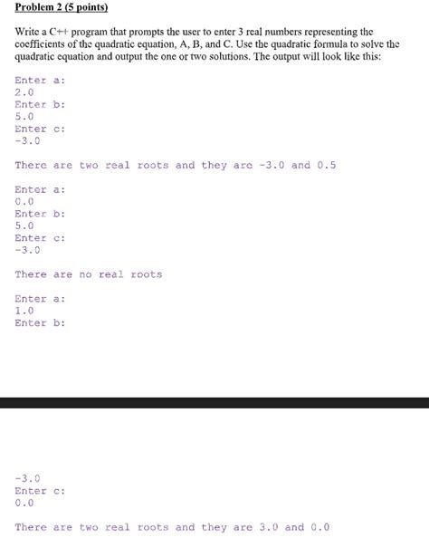 Solved Problem Points Write A C Program That Prompts Chegg