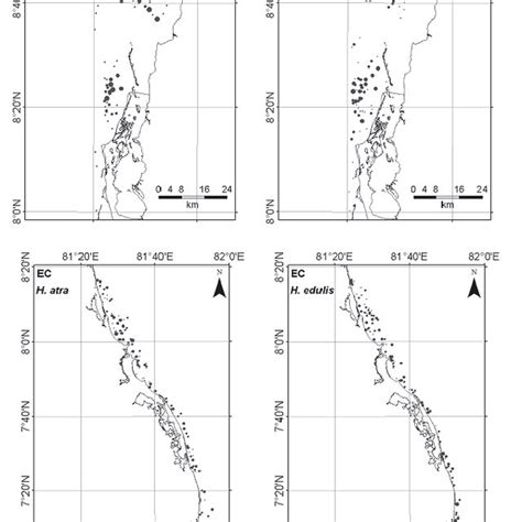 Average Density Ind Transect − 1 And Spatial Distribution Of