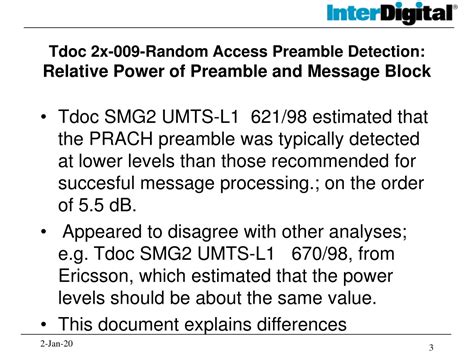 Ppt Random Access Preamble Detection Summary Powerpoint Presentation
