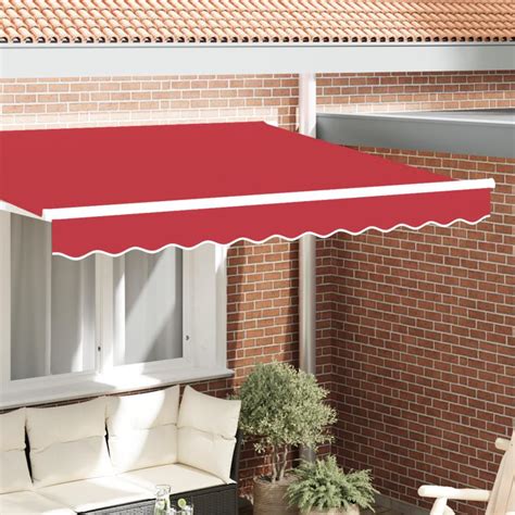 Awning Valance For 25 M Frame Red 23x02 M