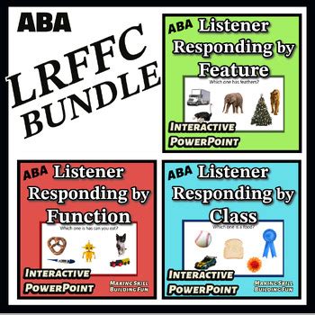 Lrffc Bundle Listener Responding Interactive Powerpoint Aba Telehealth