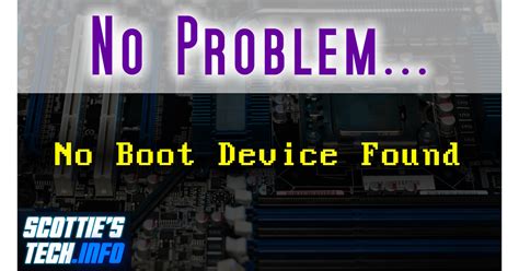 Missing Boot Drive After An Upgrade Scottie S Tech Info