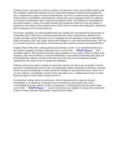 Research Methodology Example Thesis Architecture Pdf Methodology Thesis