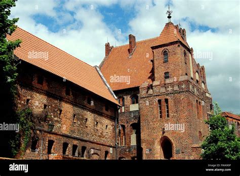 Torun Pologne Brique Massive Bourgeois 1489s Hall Se Trouve Juste à