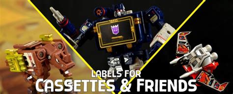 Labels For Cassettes And Friends