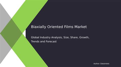 Biaxially Oriented Films Market Report Global Forecast From 2025 To 2033