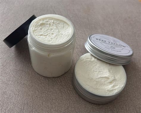 Organic Grass Fed Halal Beef Tallow Moisturizer Etsy