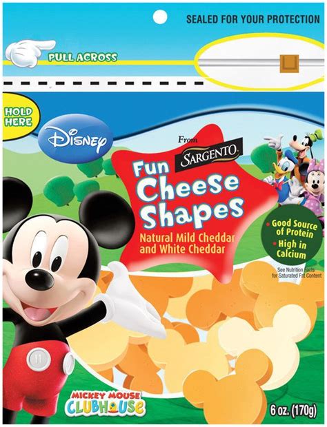 Mickey Mouse Cheese Disney Food Products Sargento Cheese Bites