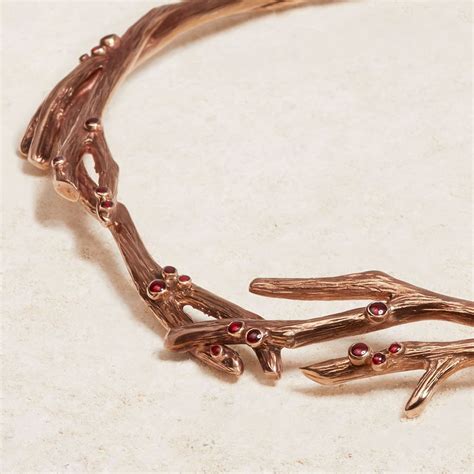 Ramo Collar In Cherry