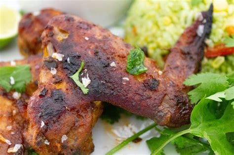 Arroz Verde With Honey Poblano Chili Chicken Cakes And Coriander