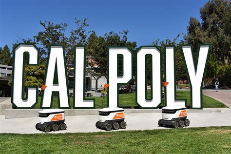 Robots Can Now Deliver Food To Cal Poly Students And Staff Here Is How