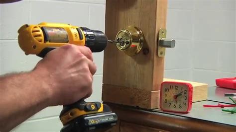 How To Drill Out A Lock On A Toolbox