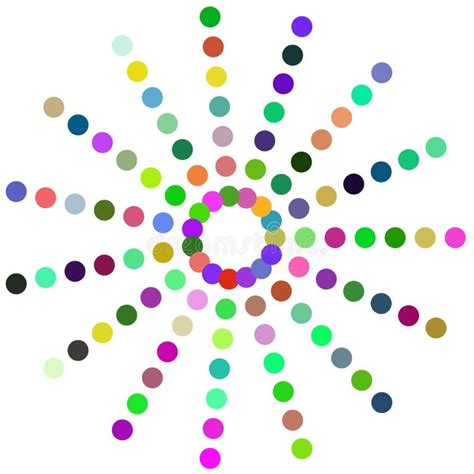 Multicolored Spiral Pattern Stock Illustrations 13767 Multicolored