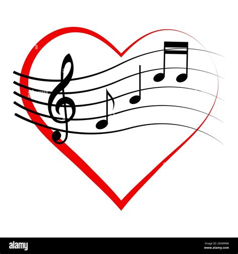 Heart Music Notes