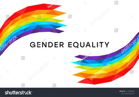 Vector Rainbow Gender Equality Pride Lgbt Stock Vector Royalty Free