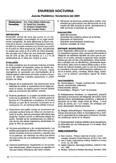Pdf Enuresis Nocturna