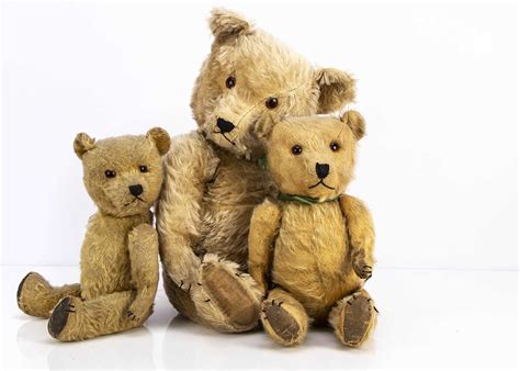 Lot 163 Three Post War Chiltern Hugmee Teddy Bears