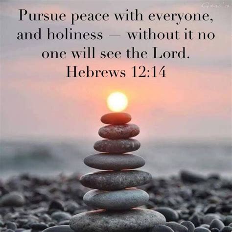 Hebrews 12 14 Scripture Quotes Bible Bible Love Bible Quotes Prayer