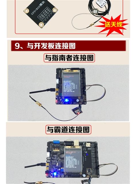 Module định Vị Gps Mô đun định Vị Kép Wildfiregps Beidou Atgm332d Với ăng Ten Hoạt động định