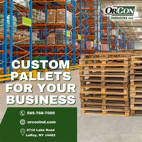 Customized Pallets For Shipping By Orcon Orcon Industries Corp
