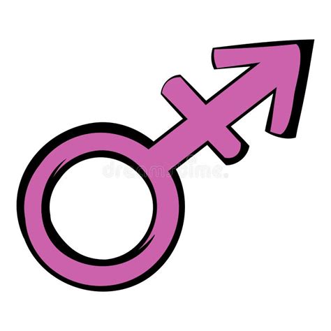 Transgender Sign Icon Icon Cartoon Stock Vector Illustration Of