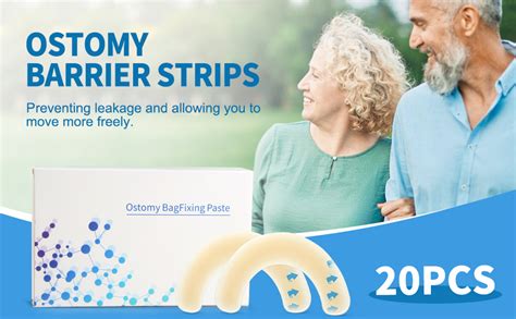 20pcs Ostomy Suppliesostomy Barrier Stripselastic Barrier