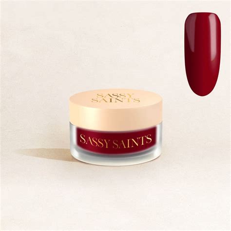 Bordeaux Babe Dipping Powder Sassy Saints Brings The Salon Home